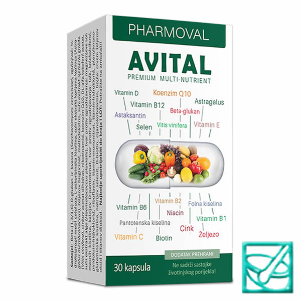 Ljekarne Dvoržak | PHARMOVAL SUPRAVITAL caps a30